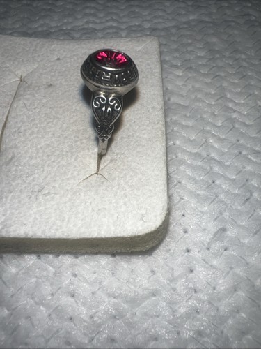 Vntg 1985 Jostens Rhame High Ladies Class Ring With Garnet Sz 7.5 | eBay