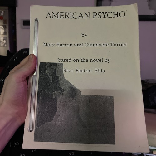 american psycho Script | eBay
