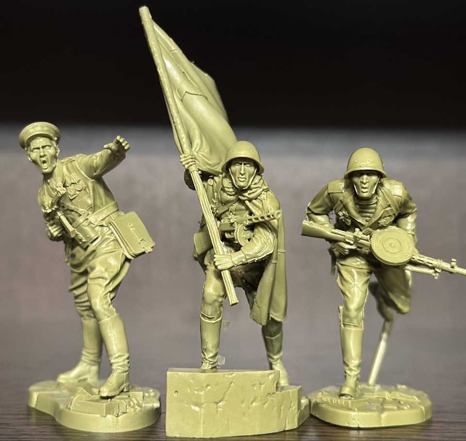 Plastic Platoon Soviet Soldiers Battle of Konigsberg 1945 WW2 1:32 | eBay