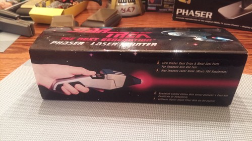 Star Trek Next Generation Phaser with Laser Limited Ed. #9561 WORKS | eBay