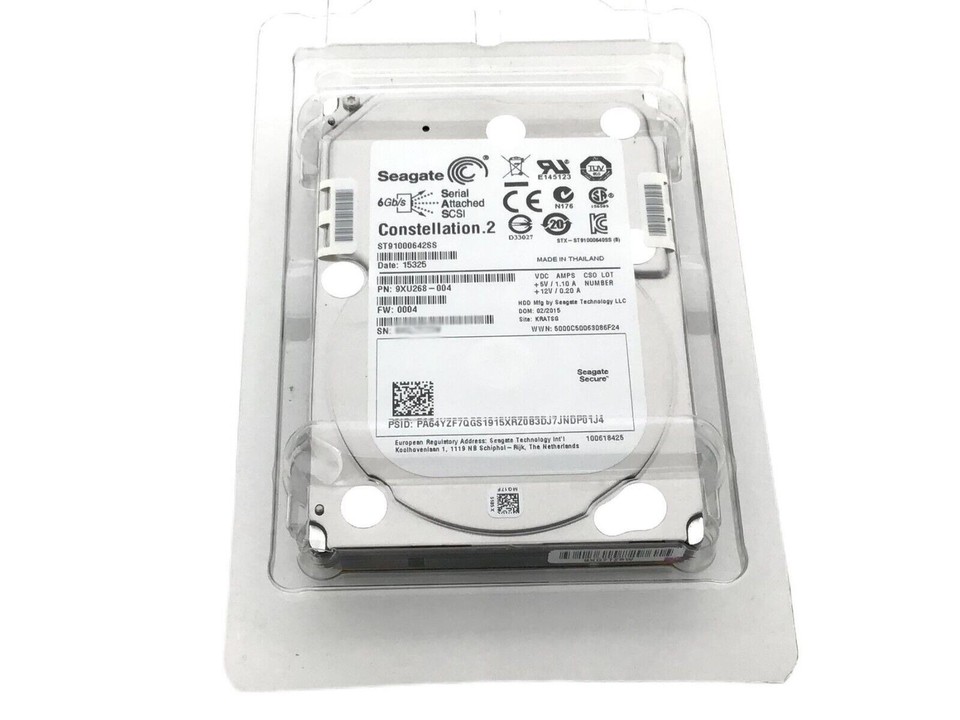 New 1TB SAS ST91000642SS Seagate 2.5" Enterprise-class Hard Drive 7.2K ...