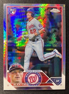 2023 Topps Chrome Prism Alex Call RC #187 Nationals Rookie Card | eBay