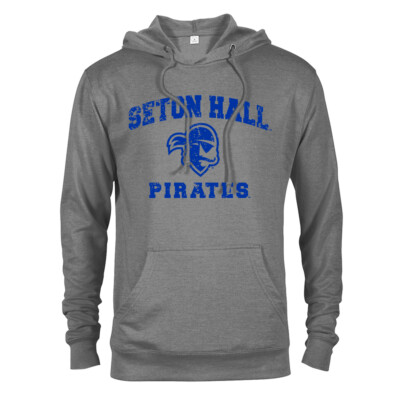Seton Hall Pirates Seton Hall Uni Distressed Retro Logo Hoodie Hooded ...