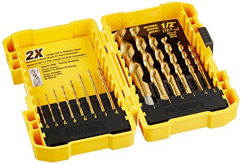 DEWALT DW1341 14-Piece Titanium Speed Tip Drill Bit Set | eBay