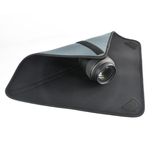 Gray Neoprene Magic Wrap 3mm Thick for Canon Nikon Pentax Sony Fujifilm ...