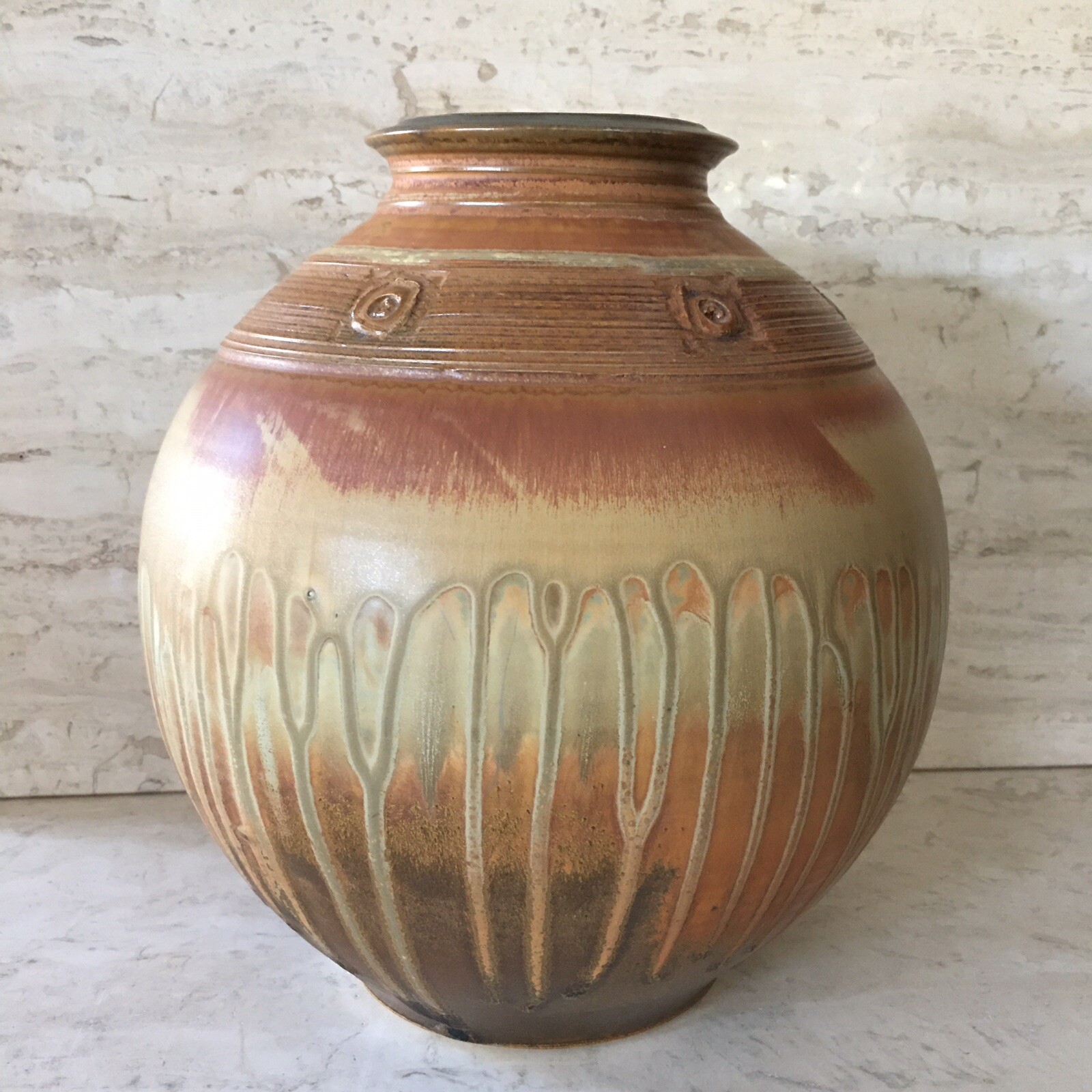 Daniel Dermer Vintage Studio Pottery Art Vase Stoneware San Jose ...