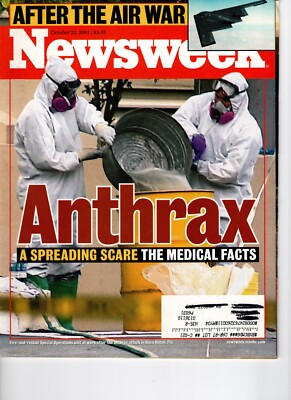 Newsweek Magazine - ANTHRAX - 9/11 Terrorist Attacks - October 22, 2001 ...