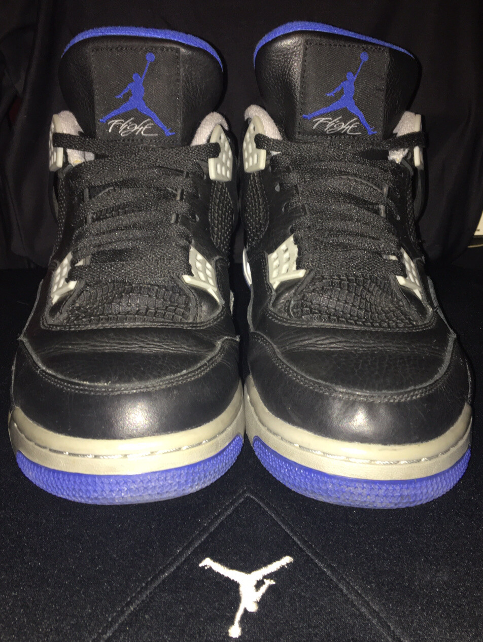 Nike Air Jordan 4 Retro IV OG Motorsport Black Blue A… - Gem