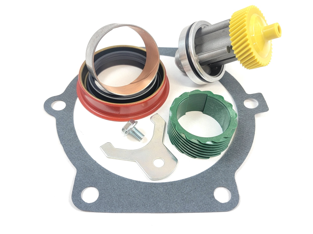 TH400 41 & 15 Tooth Speedometer Gears & Housing W/ Tail Housing Seal ...