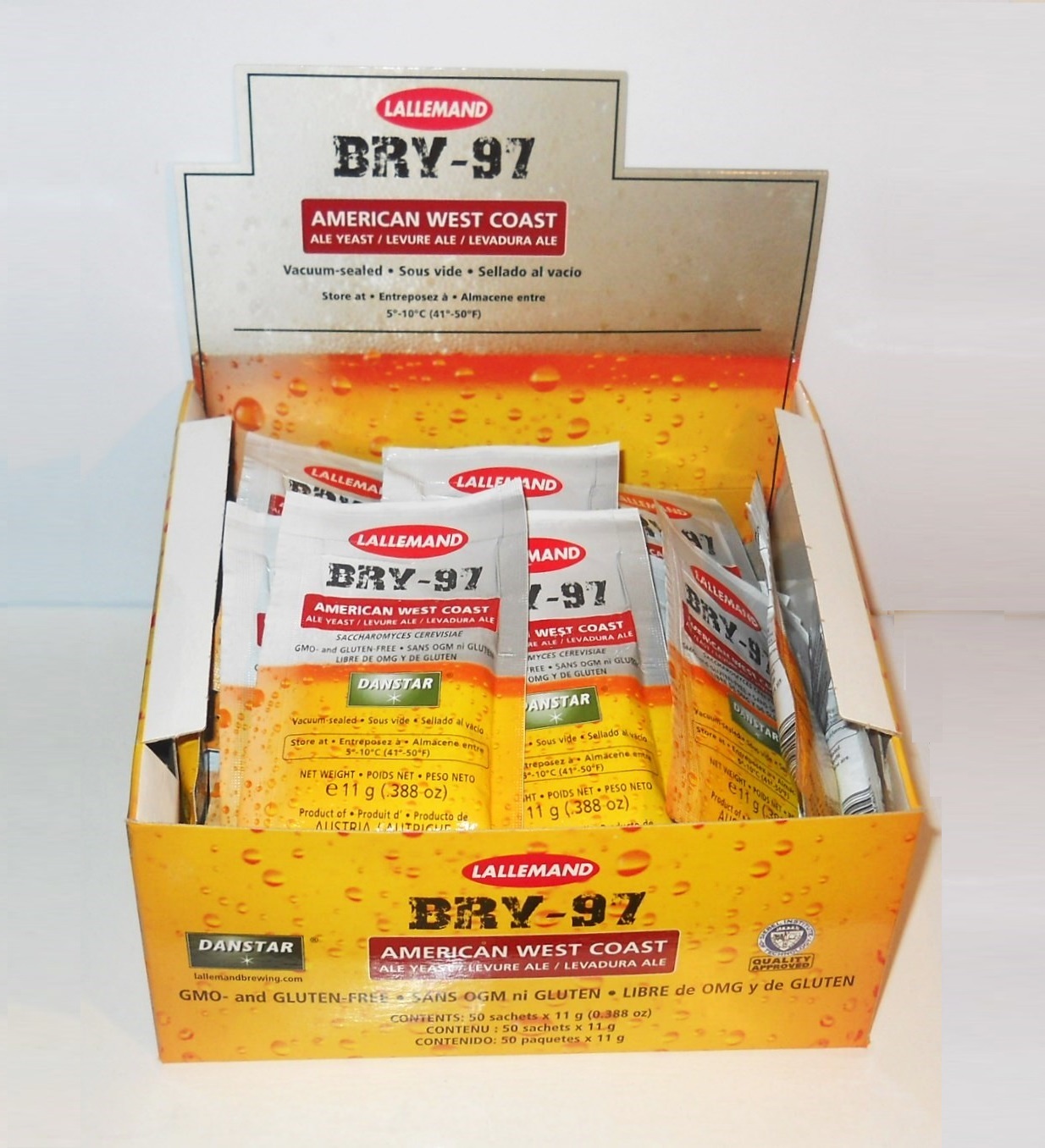 BEER YEAST 6 PK BRY-97 WEST COAST ALE DANSTAR LALLEMAND BREWERS YEAST BRY97 PACK | eBay
