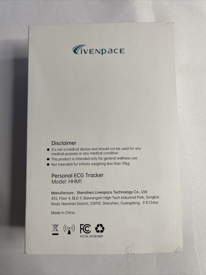 Livenpace AI HR Monitor, 24 Hours Chest Lead Device | eBay