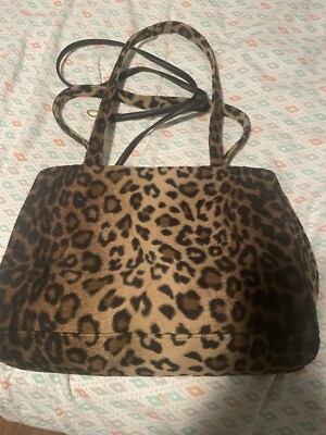 J Ferrar Leopard Bag | eBay