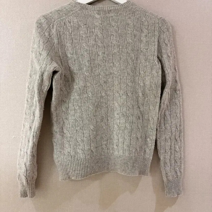 Polo Ralph Lauren Cable Knit Sweater S Light Gray Warm Casual | eBay