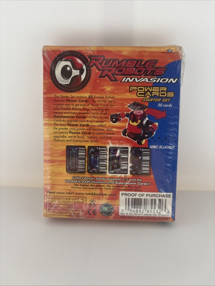 Rumble Robots Invasion Power Cards Starter Set 50 Cards - New Sealed | eBay