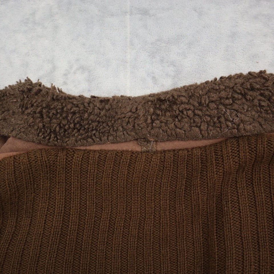 Faded Glory Sweater Womens L Brown Long Sleeve Round Neck Casual ...