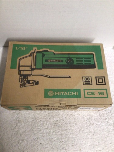 Hitachi CE 16 Sheet Metal Hand Shear 1/16” New In Box Japan Power Cord ...