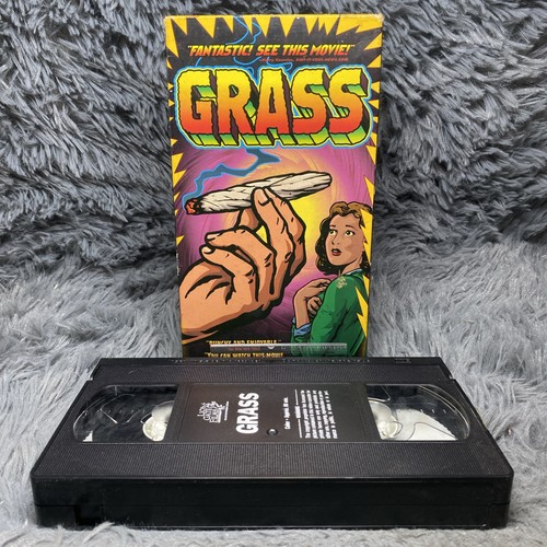Grass VHS Tape Marijuana Documentary Woody Harrelson Ron Mann A-Pix ...