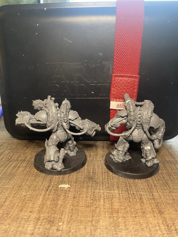 40K Chaos Space Marines Obliterators, Magnetized | eBay