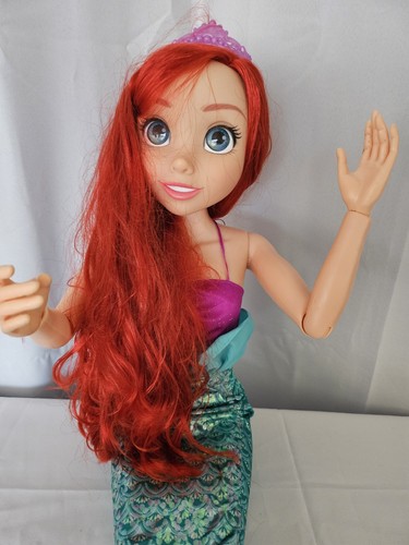 Large 32" Princess Ariel Doll Tall My Size Playdate Little Mermaid ...