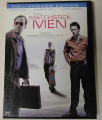 Matchstick Men DVD Nicolas Cage Sam Rockwell Alison Lohman A Ridley ...