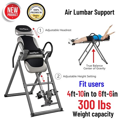 Inversion Table Therapy Teeter Lower Back Pain Relief Exercise Hang up ...
