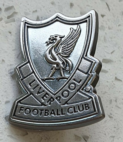 Liverpool FC Official Pin Badge - Old Style Silver Crest | eBay