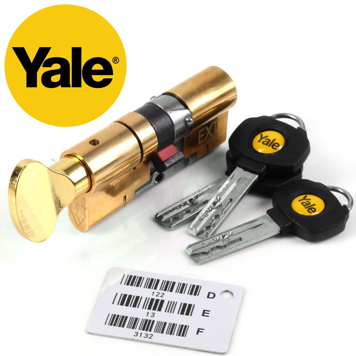 THUMB TURN Yale Door Euro Lock Brass Front Patio 35mm 70mm Spare Keys ...