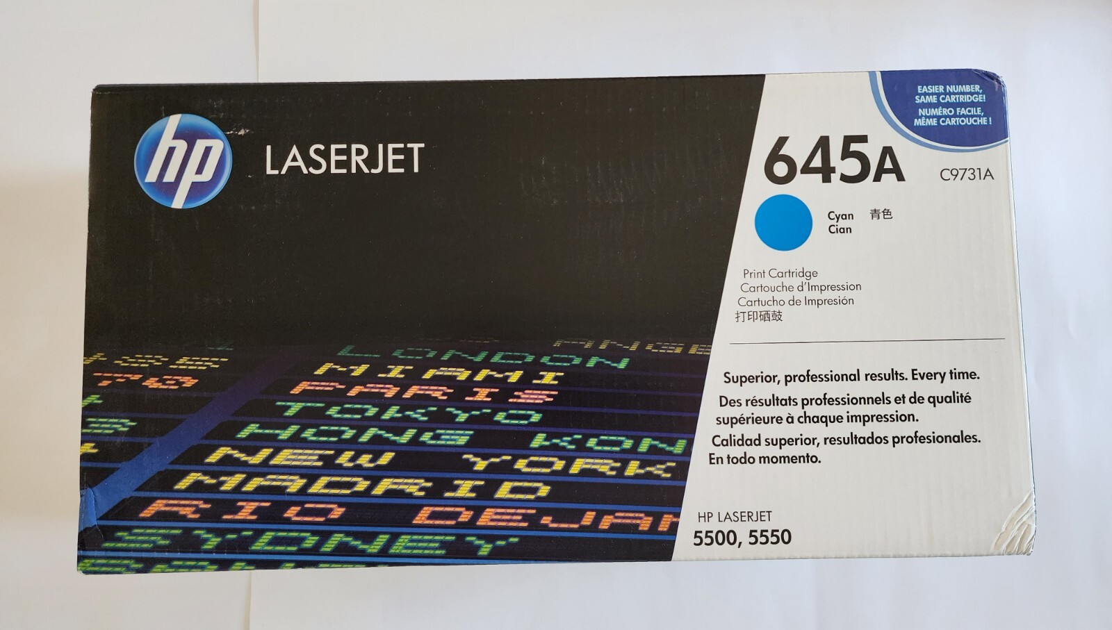 HP Inc. HP 645A (C9731A) Cyan Original LaserJet Toner Cartridge MSRP ...