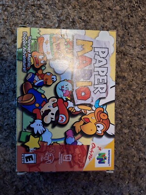 Paper Mario -Box Good - NO MANUAL - (Nintendo 64, 2001) 45496870782 | eBay