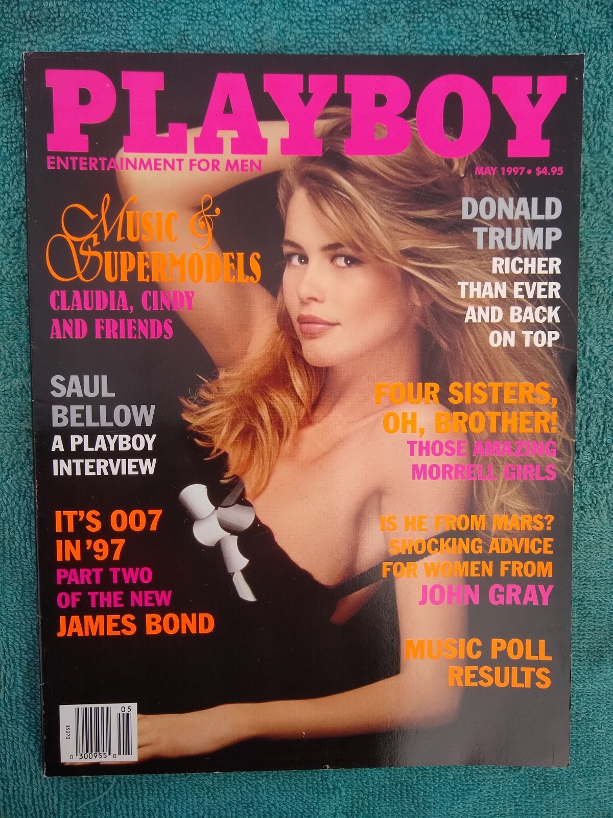 Vintage Playboy Magazine May 1997 Lynn Thomas Center / Claudia Schiffer Cover | eBay