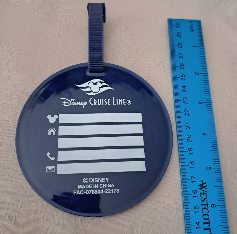 Disney Cruise Line Castaway Club Member Luggage Tag NEW ! | eBay