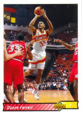 #166 Duane Ferrell - Atlanta Hawks - 1992-93 Upper Deck Basketball | eBay