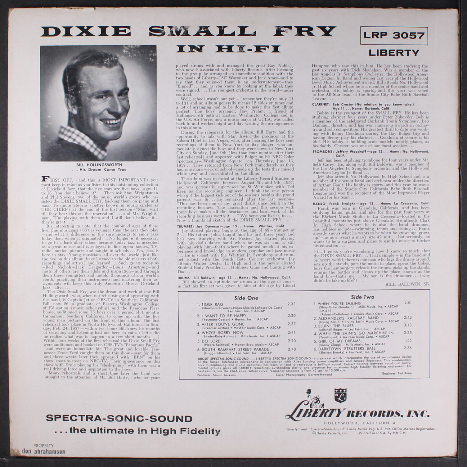 DIXIE SMALL-FRY: in hi-fi LIBERTY 12" LP 33 RPM | eBay