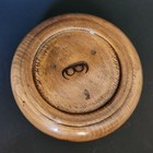 Vintage Turned Wood Box/ Lidded Trinket Box/ Makers Mark On Bottom | eBay