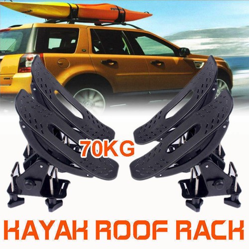 Universal Kayak Carrier Saddle Watercraft Roof Rack Arm Canoe Loader AU ...