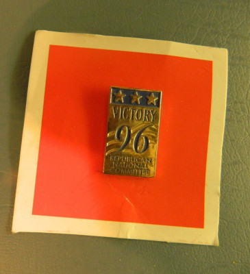 Victory Pin 1996 National Republican Committee Political Convention | eBay