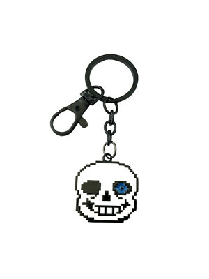 Undertale Blue Eye Silvertone Game Charm Pendant Key Chain | eBay