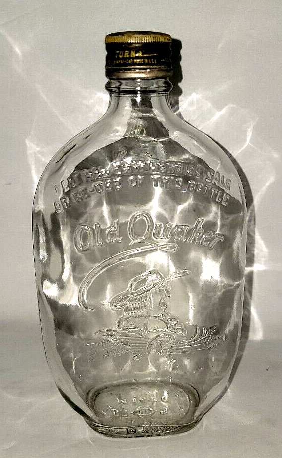 Vintage Old Quaker Whiskey Bottle Old Quaker Whiskey (Lot 1088 Rare