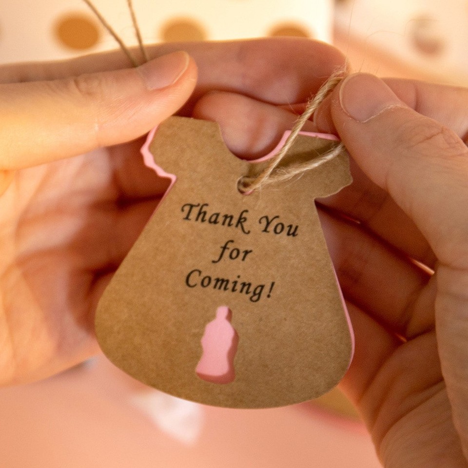 50 Sets Kraft Paper Labels Bridal Shower Favours Tags for Presents ...