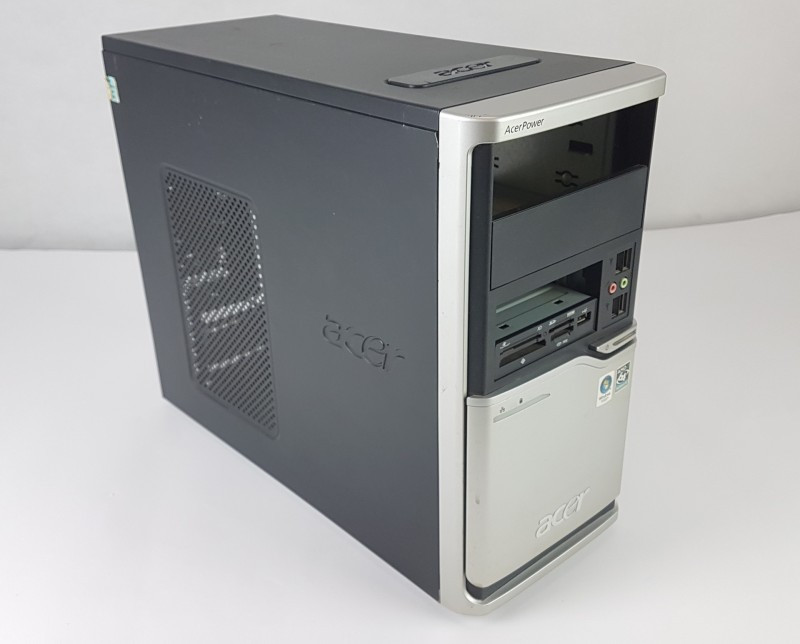 Original ACER Power M8 Midi PC Case Vintage Tower Gehäuse in Schwarz ...