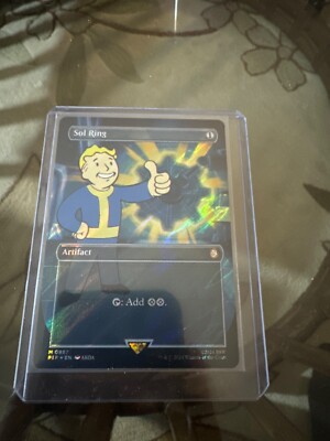 Sol Ring (Borderless) (Surge Foil) - Universes Beyond: Fallout (PIP) | eBay