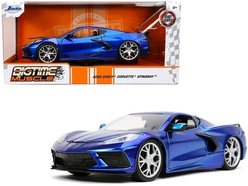 1/24 Jada Bigtime Muscle 2020 Chevrolet Corvette Stingray Blue 32537 | eBay