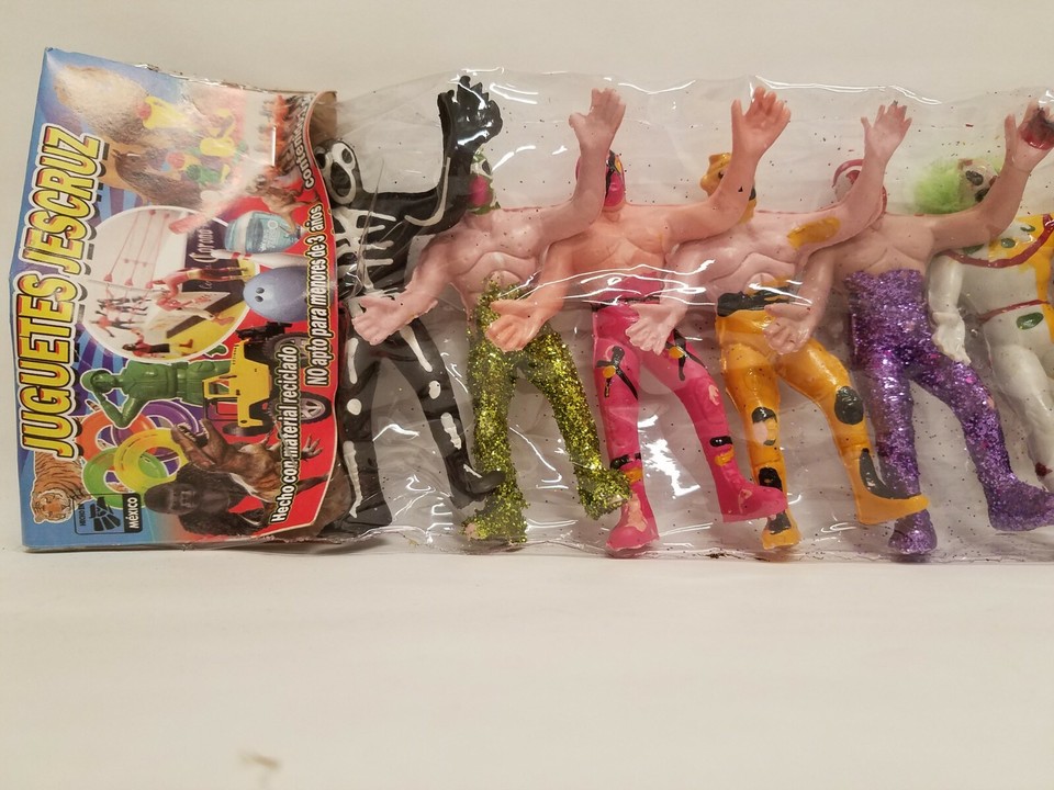 LUCHA LIBRE SET 12 Pack 4in Action Figures Mexican Toys Mexican ...