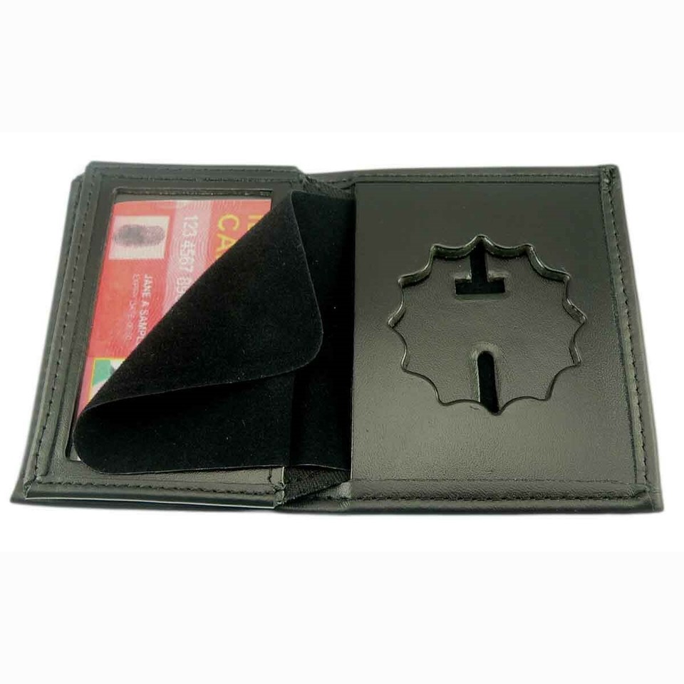 Perfect Fit Custom Badge Wallet Police Corrections Bifold Leather Many ...