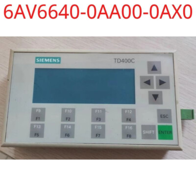 Used tested ok 6AV6640-0AA00-0AX0 TD400C text display, 4-line，DHL OR ...
