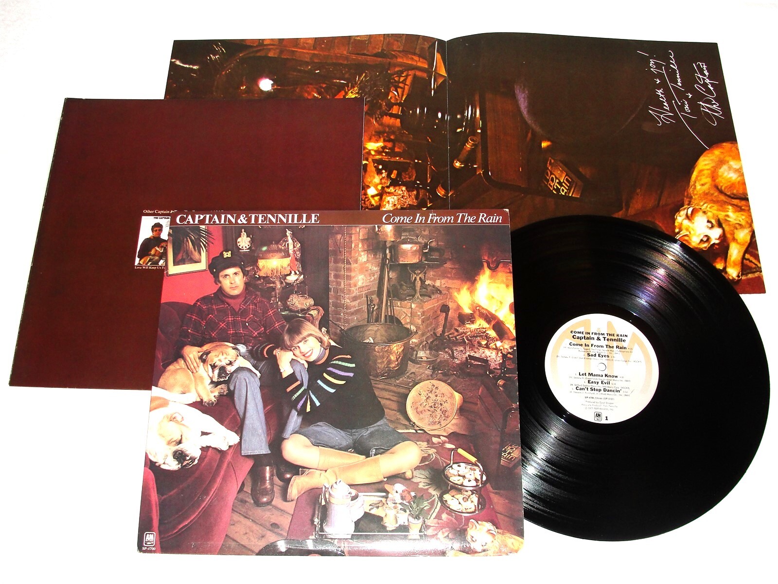 Captain & Tennille "Come In From The Rain" 1977 Pop LP, VG, +Poster | eBay