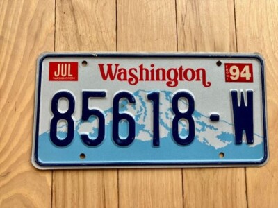 1994 Washington State Truck License Plate (Check With DOL First For YOM ...