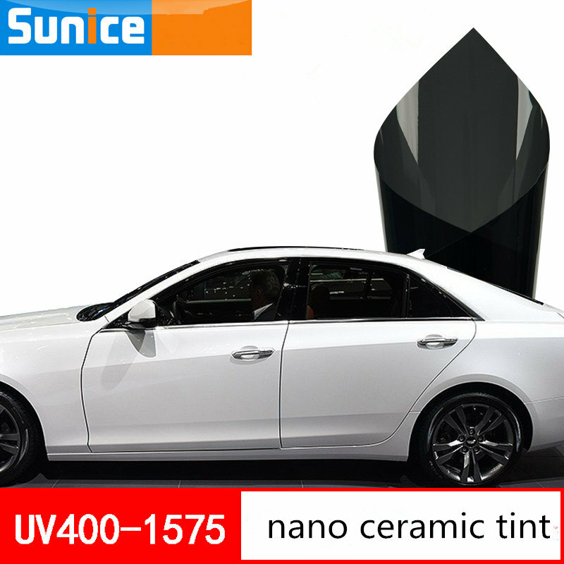Black Window Tint VLT 5%/ 15%/ 35% Car Home House Glass Sticker Film ...