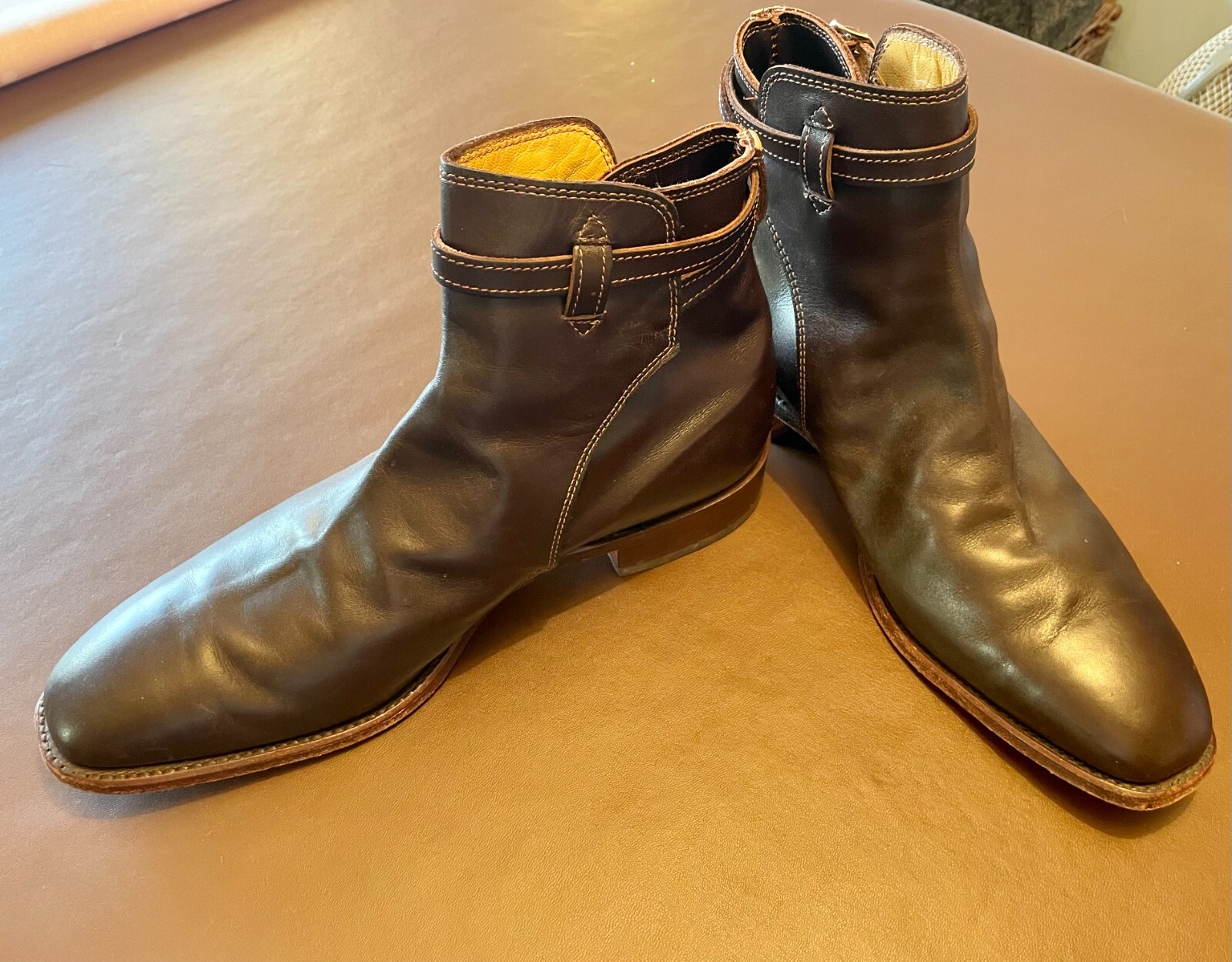 RM Williams Stockman Buckle Boots. Brown leather Excellent condition ...