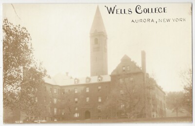1910 Aurora, New York - REAL PHOTO Wells College - Vintage Postcard | eBay